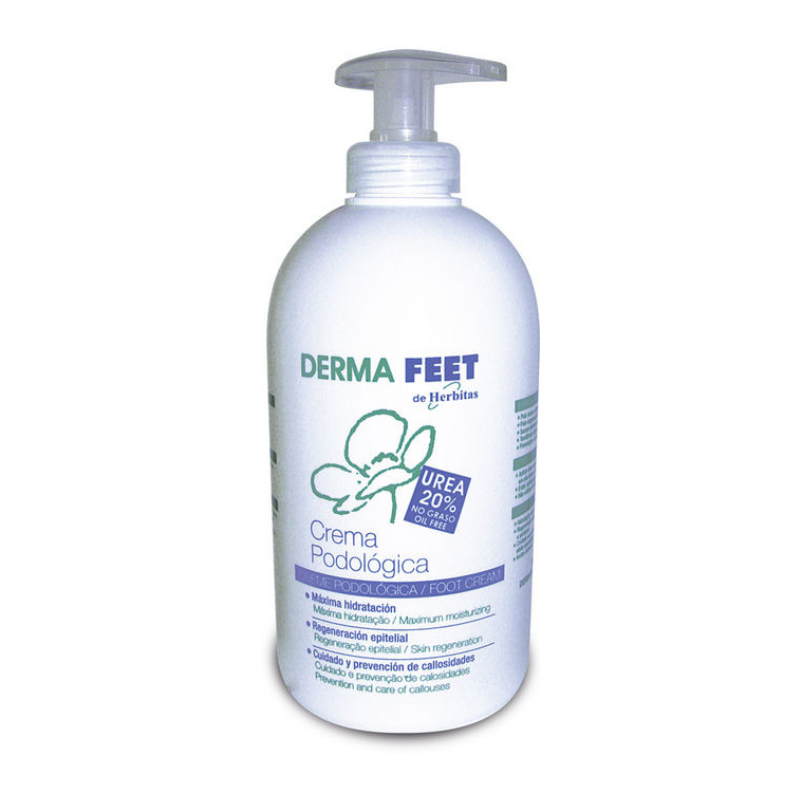 Crema podiatrice Dermafeet con dosatore da 500 ml - Negozio Fisaude